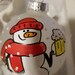 Beer Drinking Snowman Christmas Ornament Personalized Beer Ornament ...