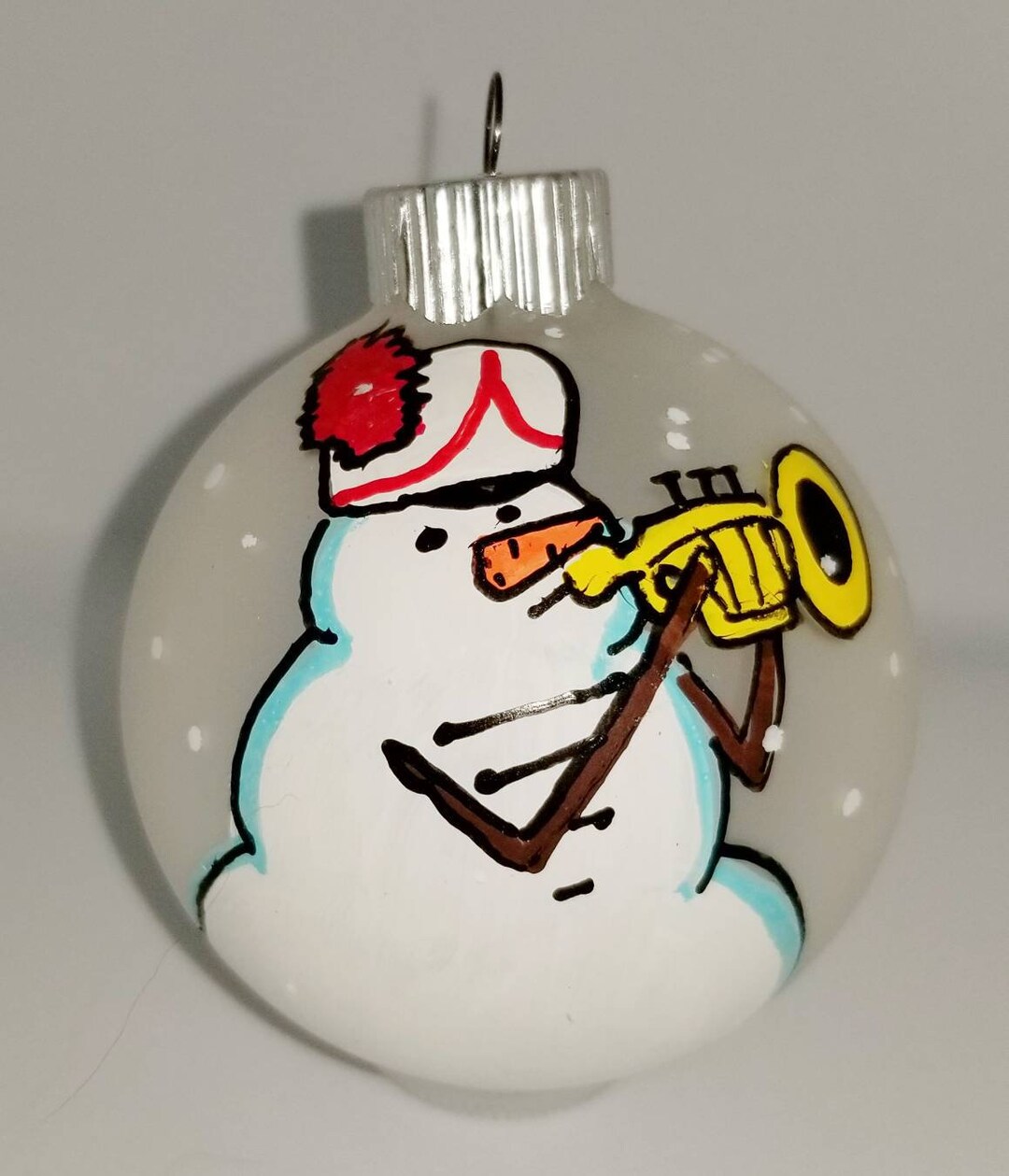 Personalized Marching Band Trumpet Player Christmas Ornament - Custom ...