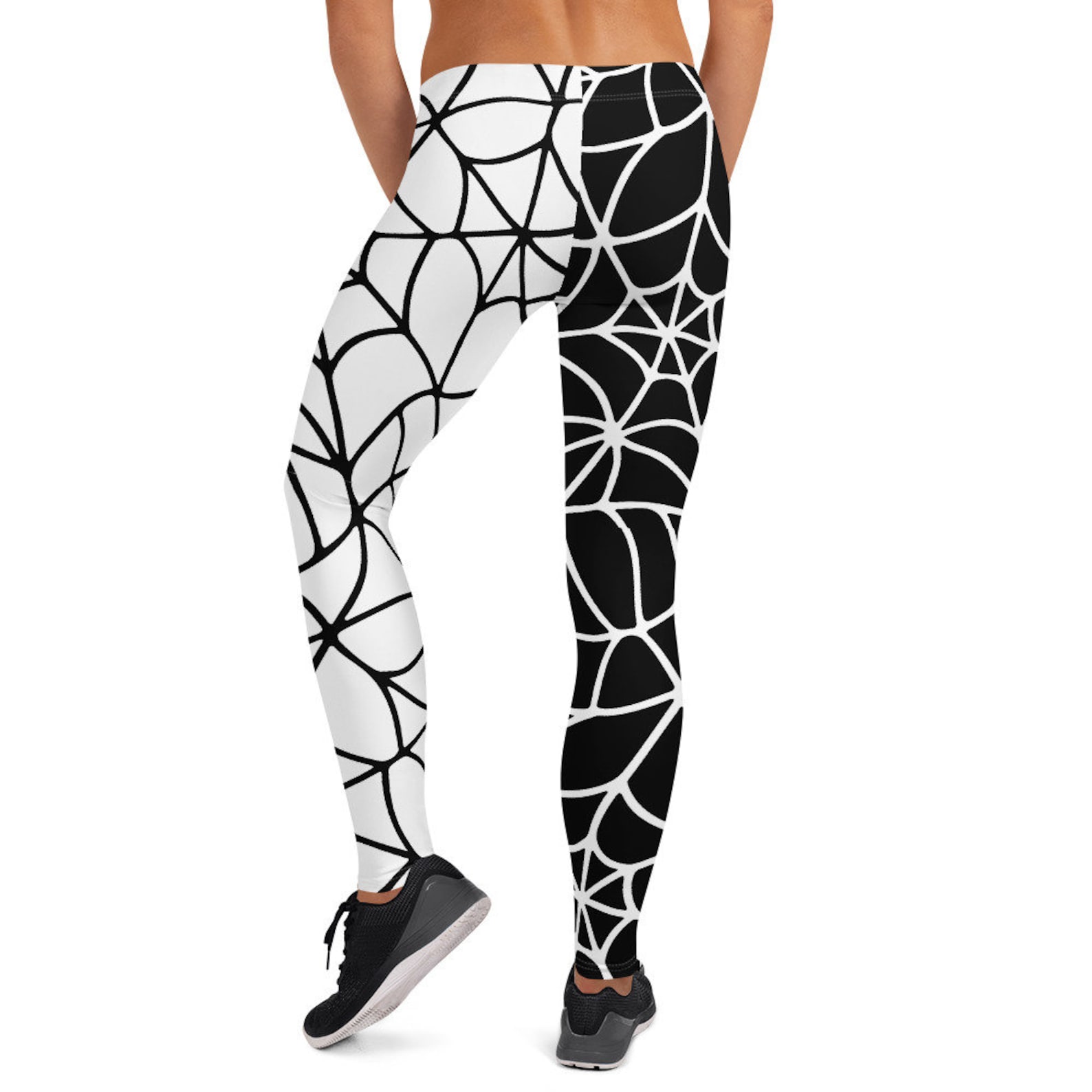 Spider Web Leggings Plus Size Spider Leggings Halloween - Etsy
