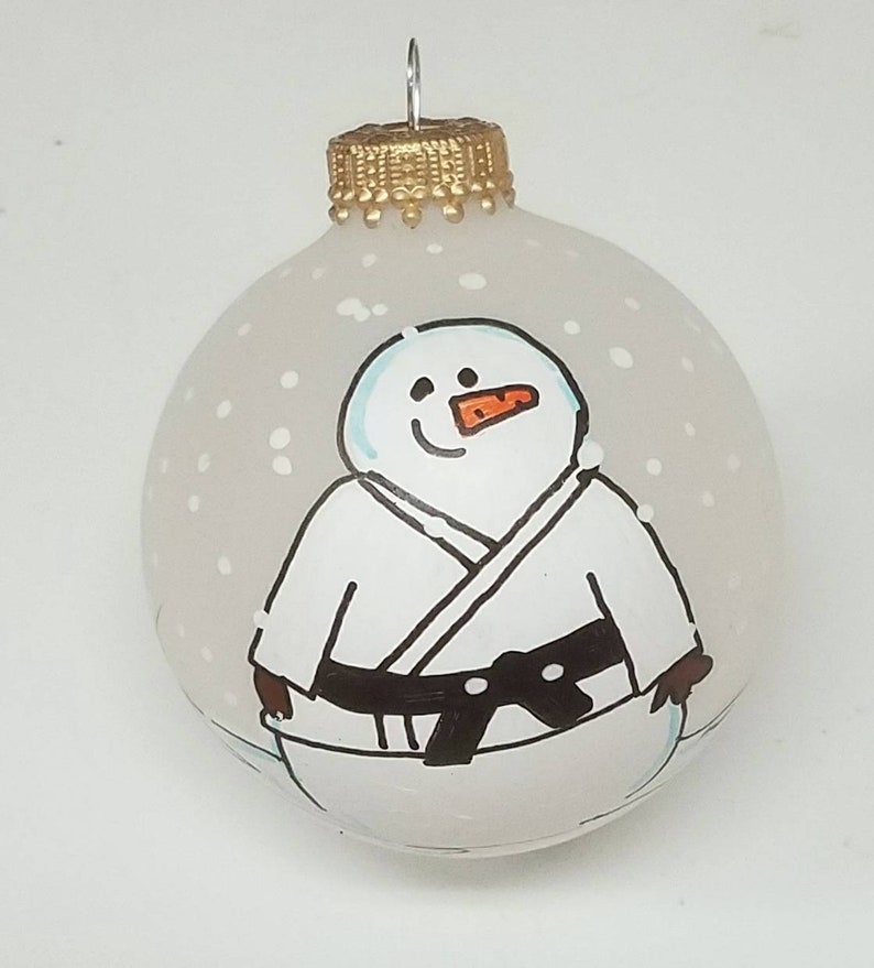 Personalized Karate Christmas Ornament - Hand-painted Judo Ornament ...
