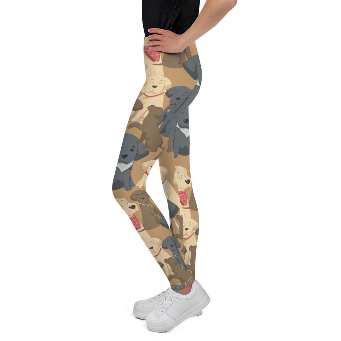 Puppy Dog Leggings for Girls Labrador Leggings for Kids | Etsy