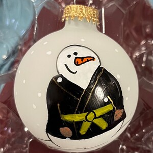 Personalized Karate Christmas Ornament - Hand-painted Judo Ornament ...