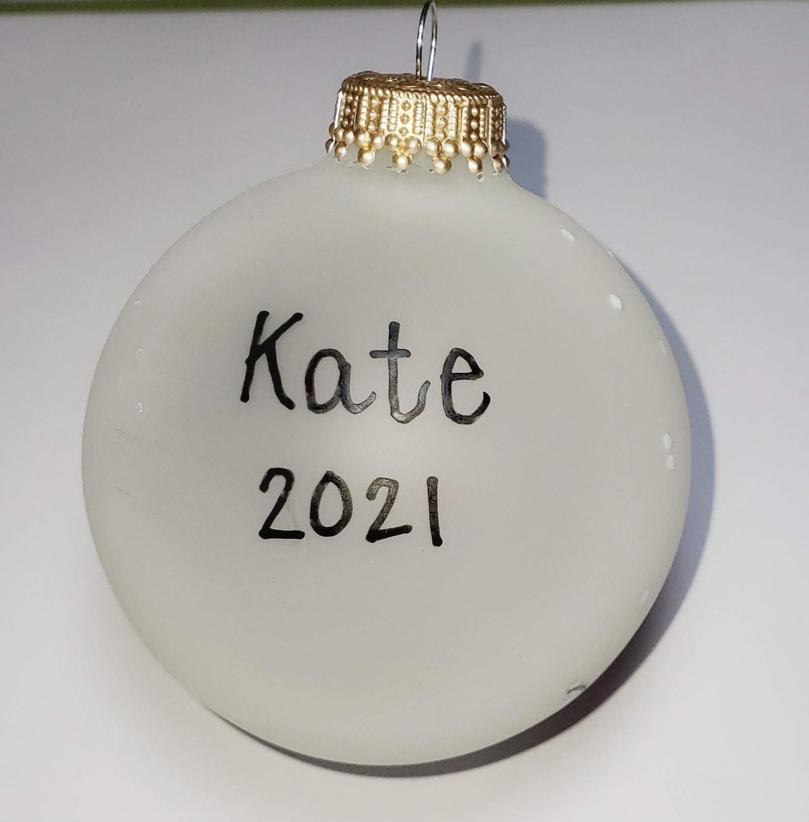 Personalized Office Worker Ornament - Hand Painted Custom Christmas ...