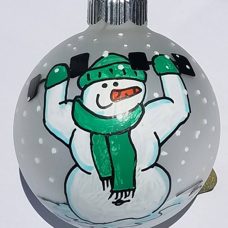 Snowman Christmas Workout - Etsy