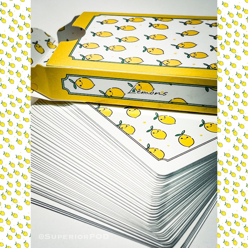 Lemon Tarot Cards - Etsy