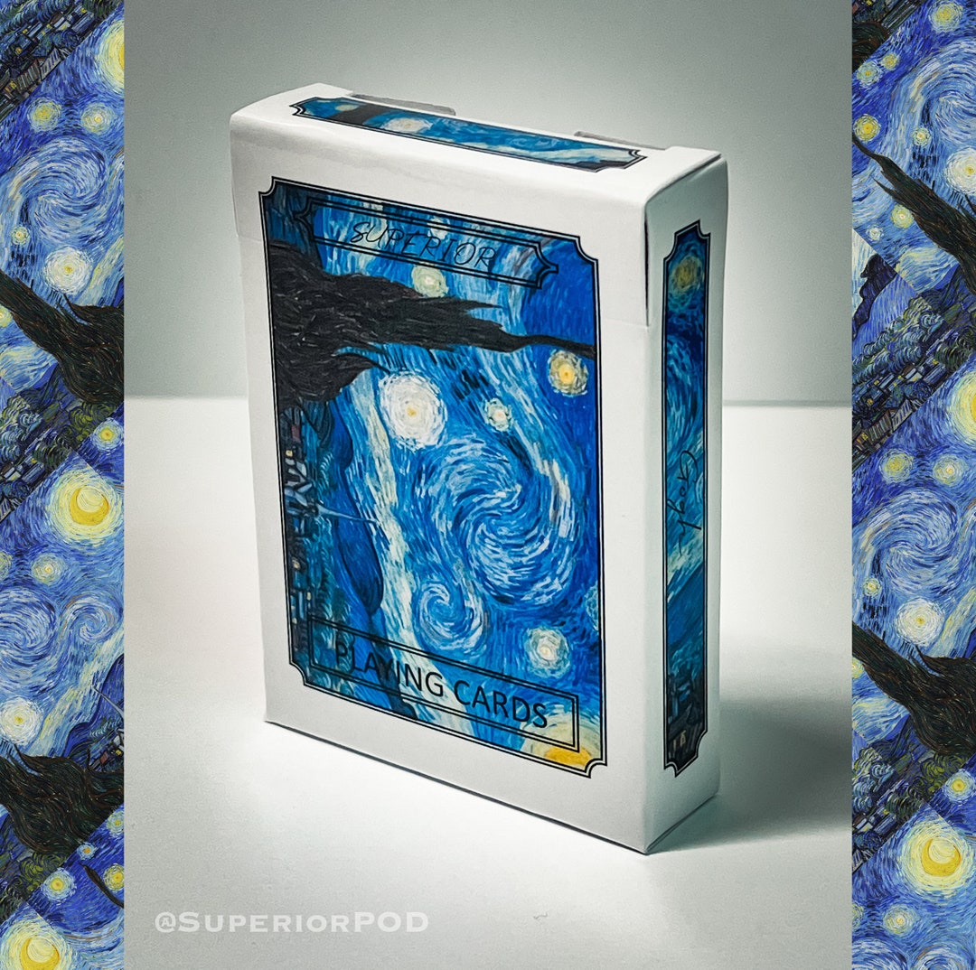 Van GOGH Playing Cards, Starry Night Playing Cards, Starry Night Gifts ...