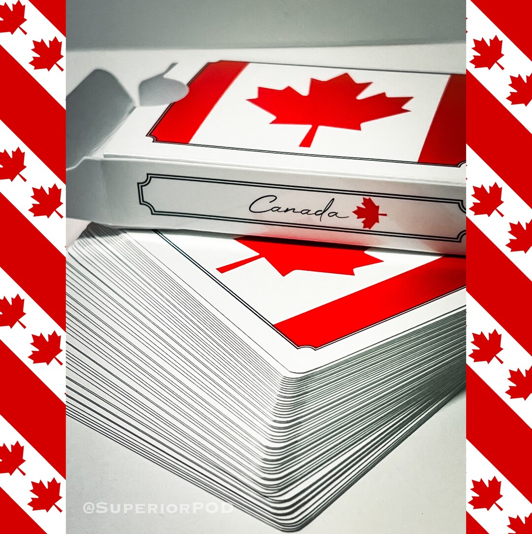 CANADA Playing Cards, Canadian Playing Cards, Canada Proud, Canada ...