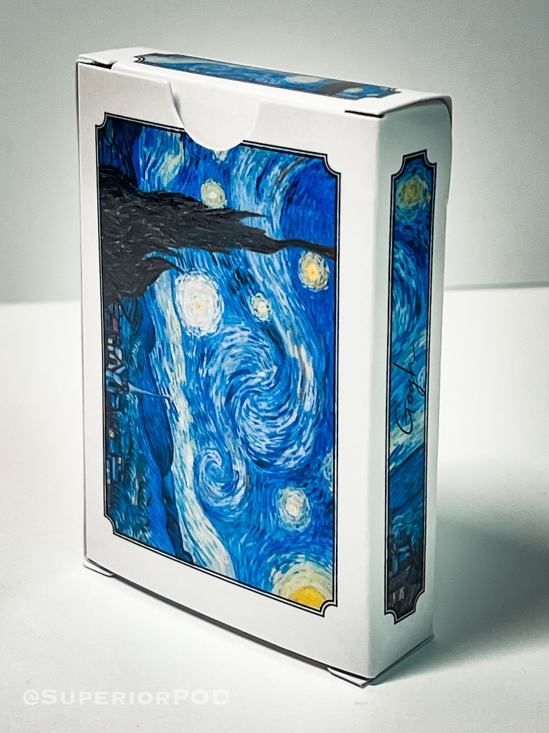 Van GOGH Playing Cards, Starry Night Playing Cards, Starry Night Gifts ...