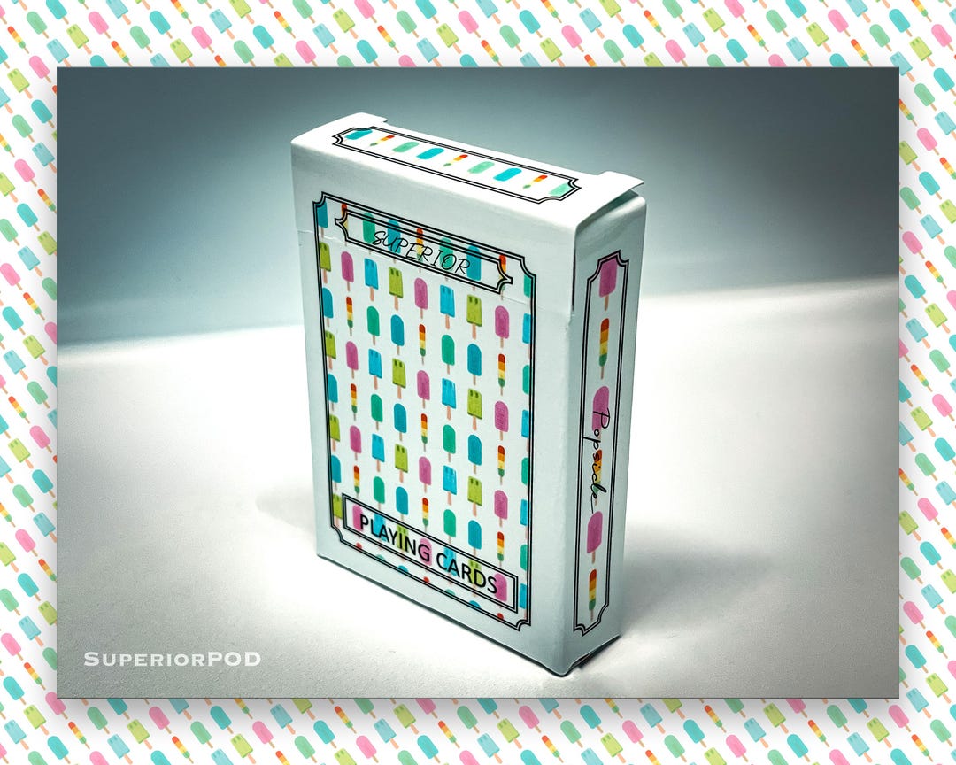 POPSICLE Playing Cards, Summer Playing Cards, Popsicle Card Deck ...