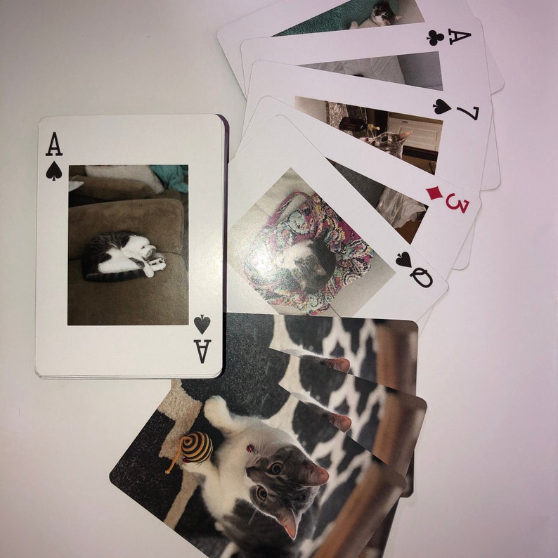 Custom Personalized Playing Cards With Printed Tuck Box read | Etsy