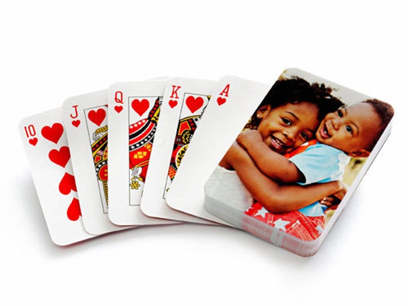 Personalized Playing Cards WATERPROOF/TEAR-PROOF With Premium - Etsy