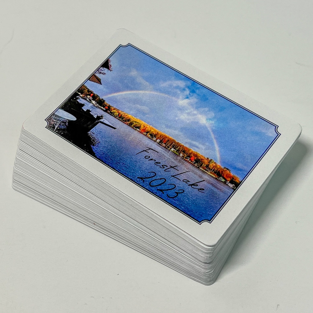 Premium Custom Playing Cards - Personalized Cards - Ornate Framed ...