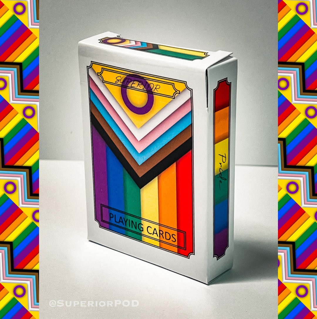 PRIDE Playing Cards, Rainbow Playing Cards, Pride Gifts, LGBTQIA+ Cards ...