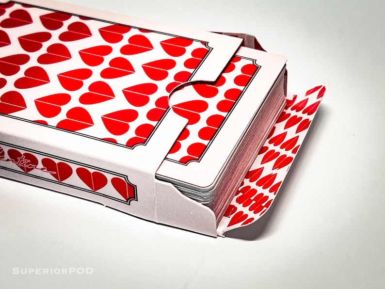 VALENTINE Playing Cards, Heart Playing Cards, Love Playing Cards, Heart ...