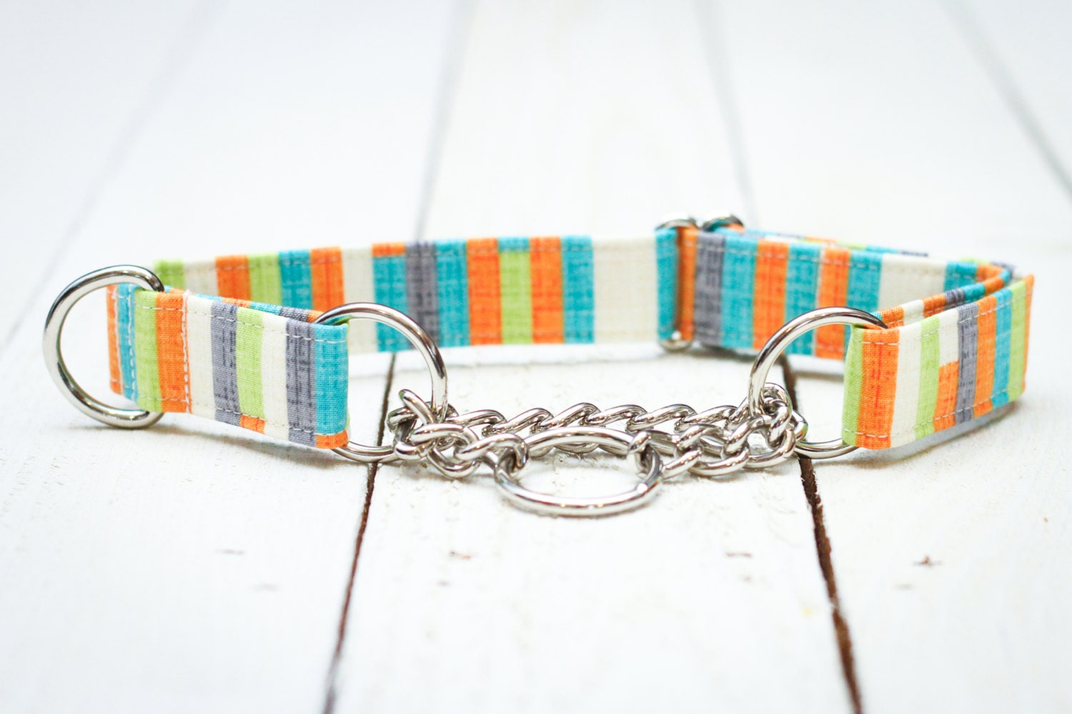 Upgrade Collar to Half Check Chain Chain-link Martingale - Etsy