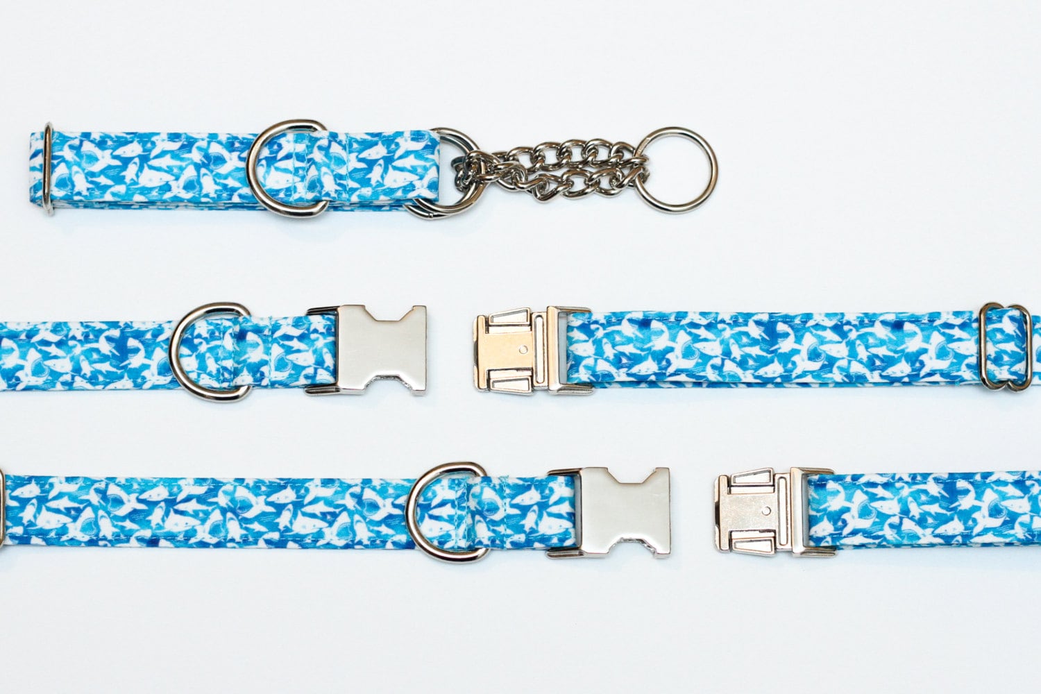 Shark Keychain Fabric Loop Key Chain Blue Turquoise - Etsy