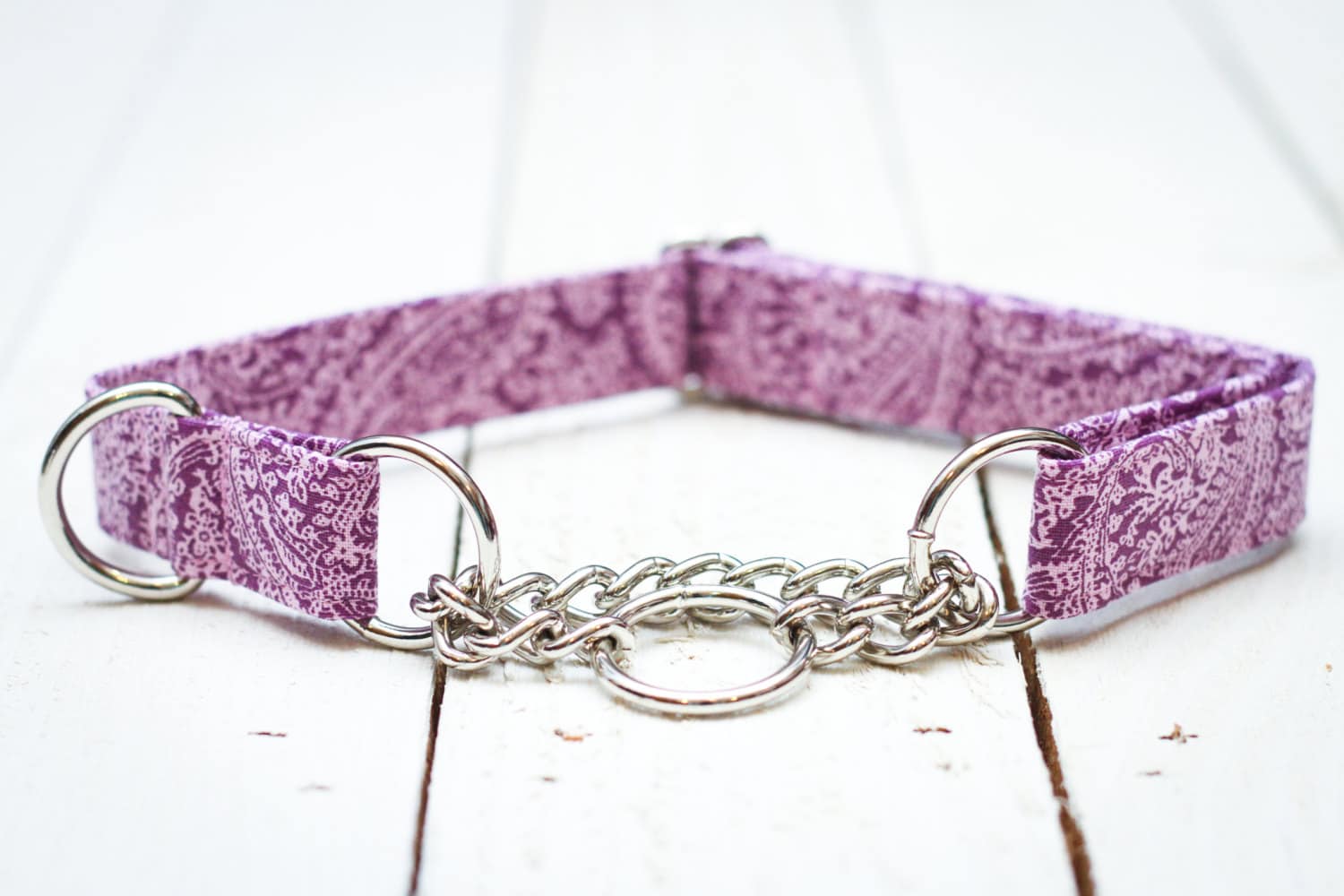Upgrade Collar to Half Check Chain Chain-link Martingale - Etsy