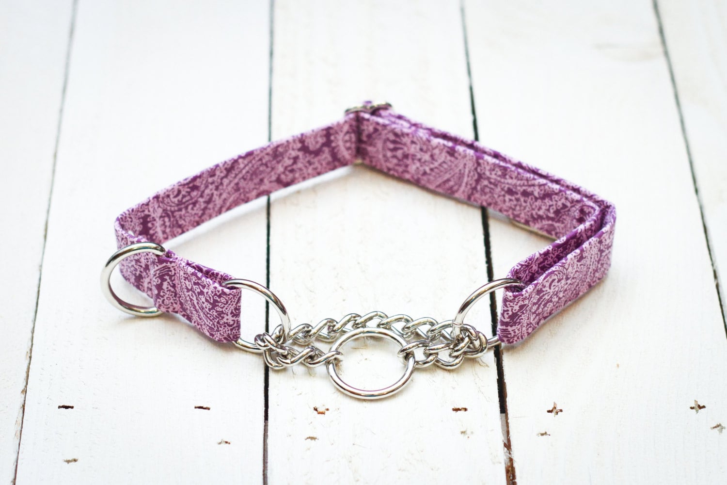 Upgrade Collar to Half Check Chain Chain-link Martingale - Etsy