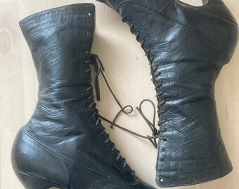 Lace up Boots | Etsy