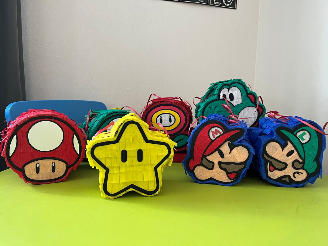 Mini Mario and Company Piñatas - Etsy
