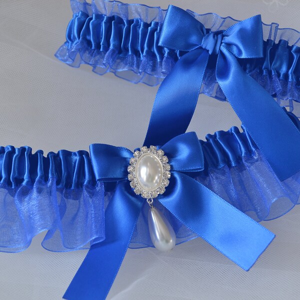 Royal Blue Garter - Etsy