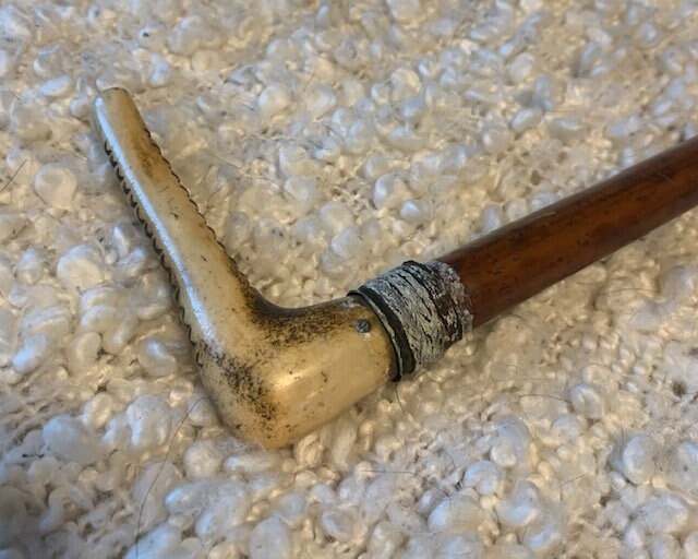 Rare Antique English Ladies Antler Stag Horn Handle Riding Hunt Crop ...