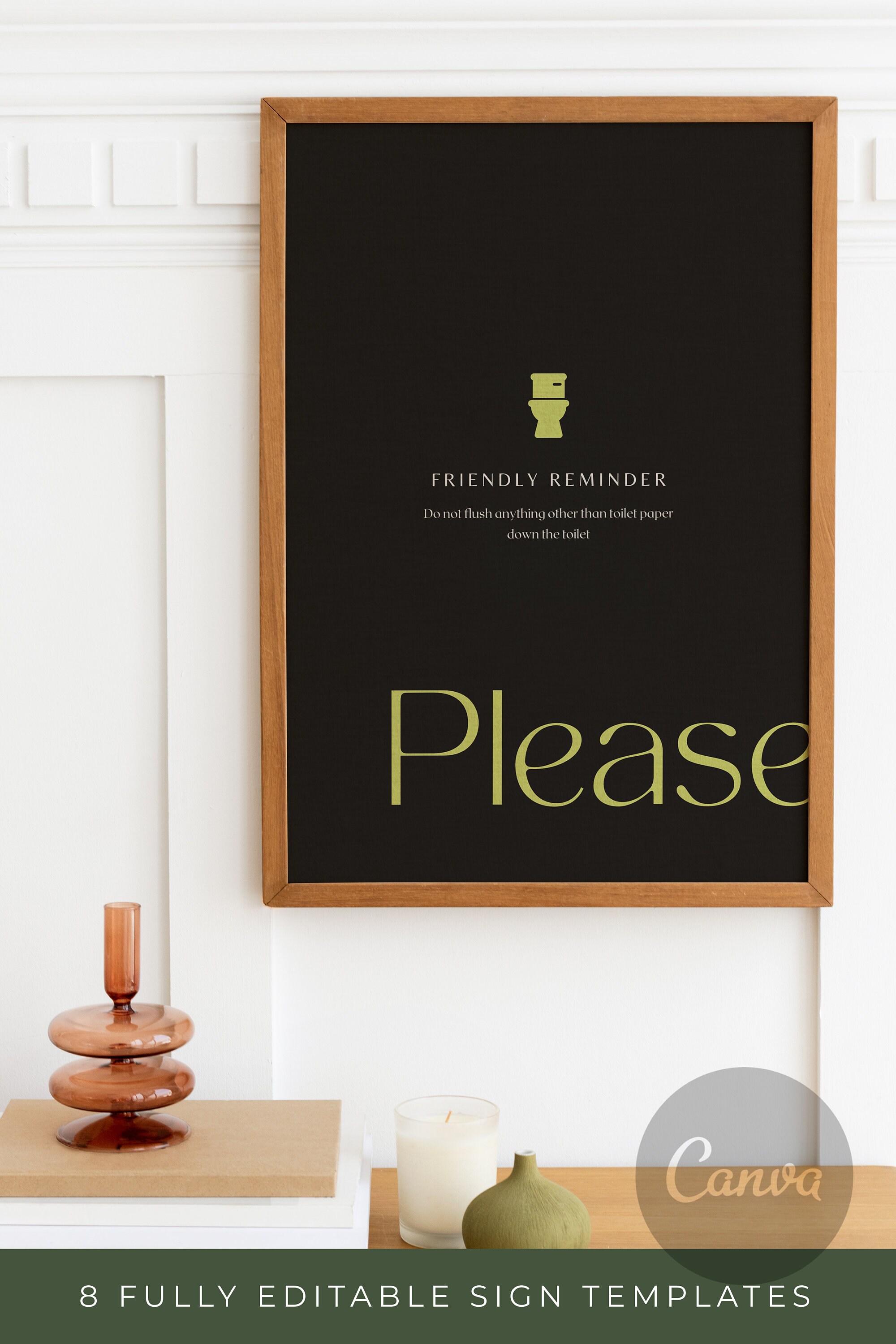 Modern Chic Airbnb/vrbo Sign Templates, Printable/editable Airbnb Signs ...