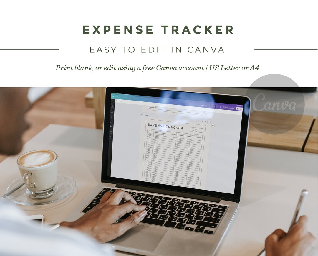 Expense Tracker, Business Expense Log Printable, Spending Tracker ...