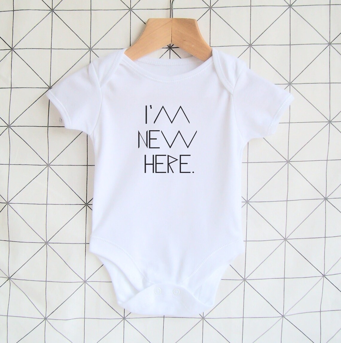 I'm New Here Baby Vest Newborn Bodysuit Coming Home | Etsy