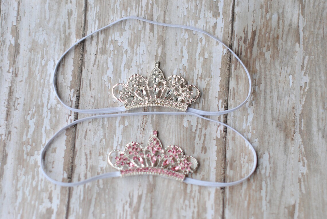 Mini Newborn Crown Baby Girl Crowns Baby Girl Headbands | Etsy
