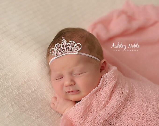 Mini Newborn Tiara Crown Baby Flower Girl Tiara Newborn Photography ...