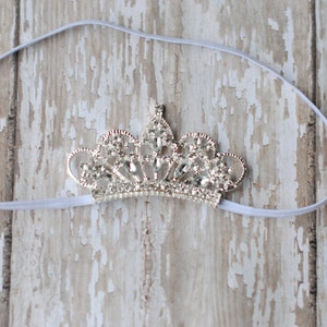 Mini Newborn Tiara Crown Baby Flower Girl Tiara Newborn | Etsy