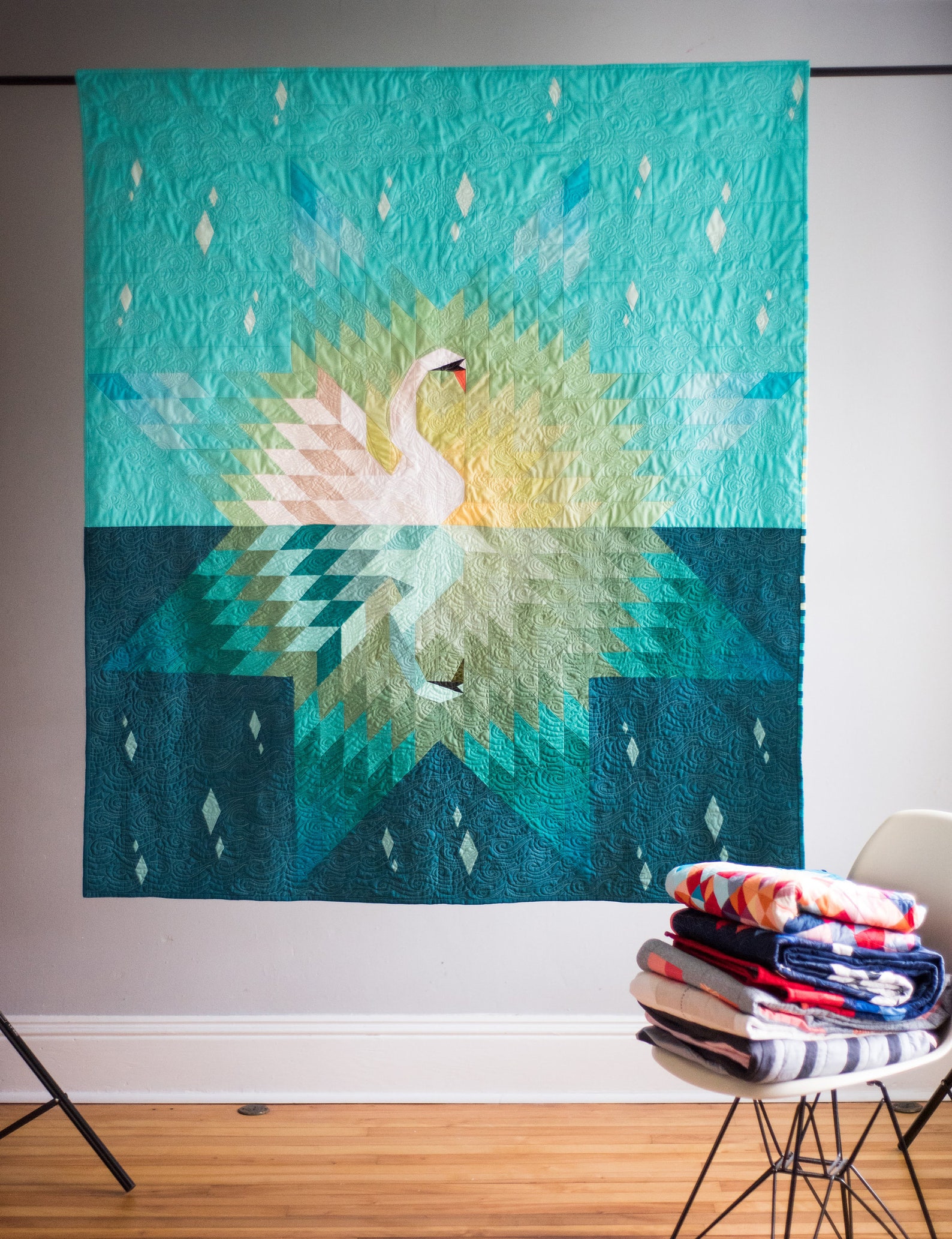 Swan Quilt PDF Pattern - Our Song, Your Reflection - Etsy