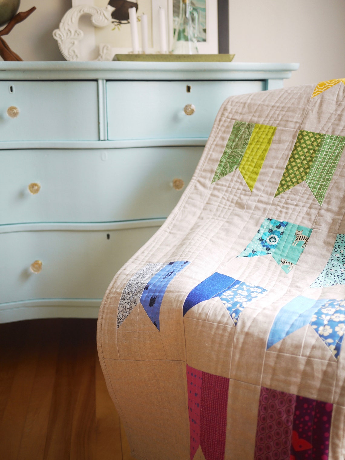 Banner Year Rainbow Quilt Pattern - Etsy