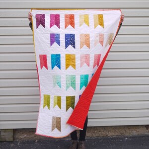 Banner Year - Rainbow Quilt Pattern - Etsy