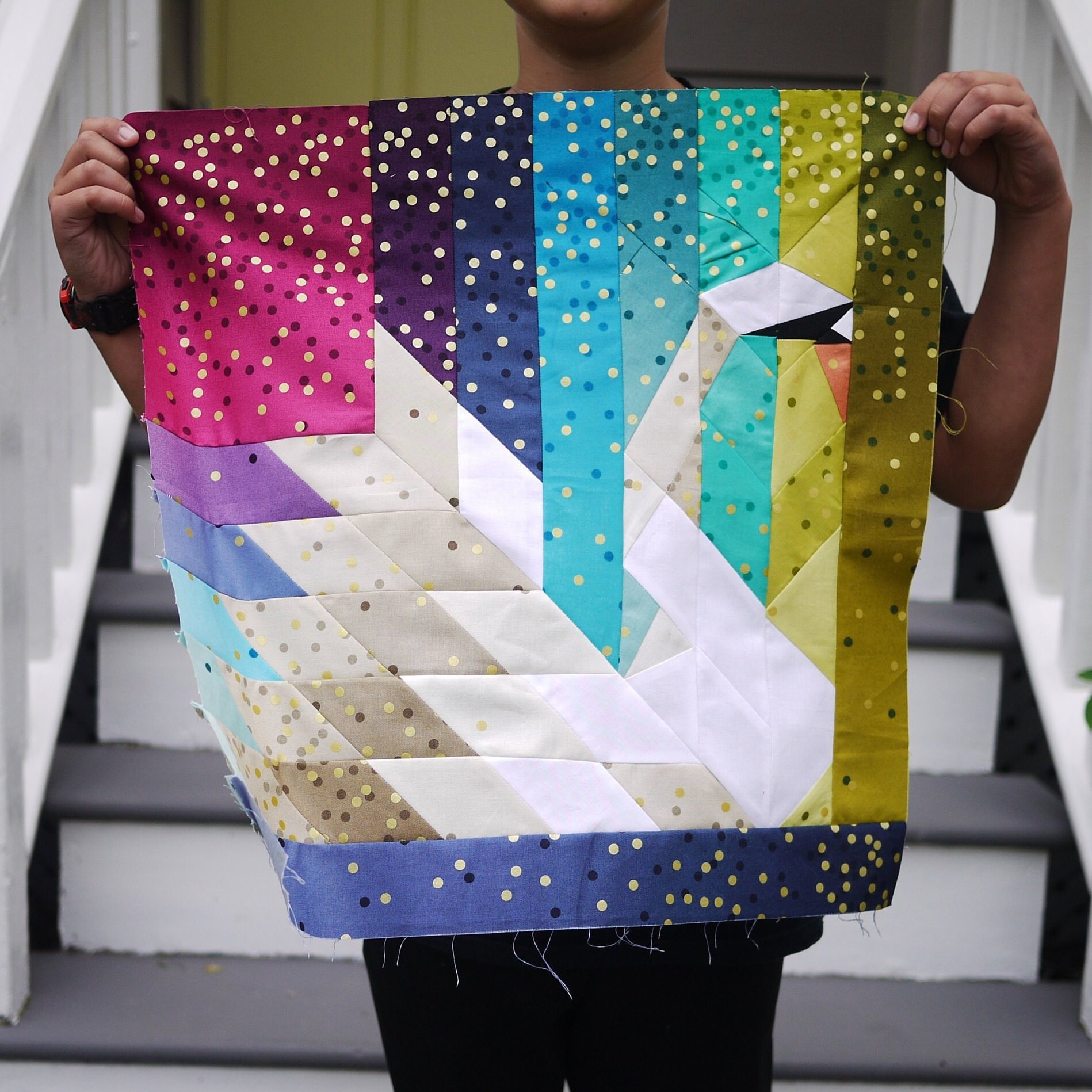 Swan Quilt Block PDF Pattern - 20" X 20" - Paper Piecing - Modern Quilt ...