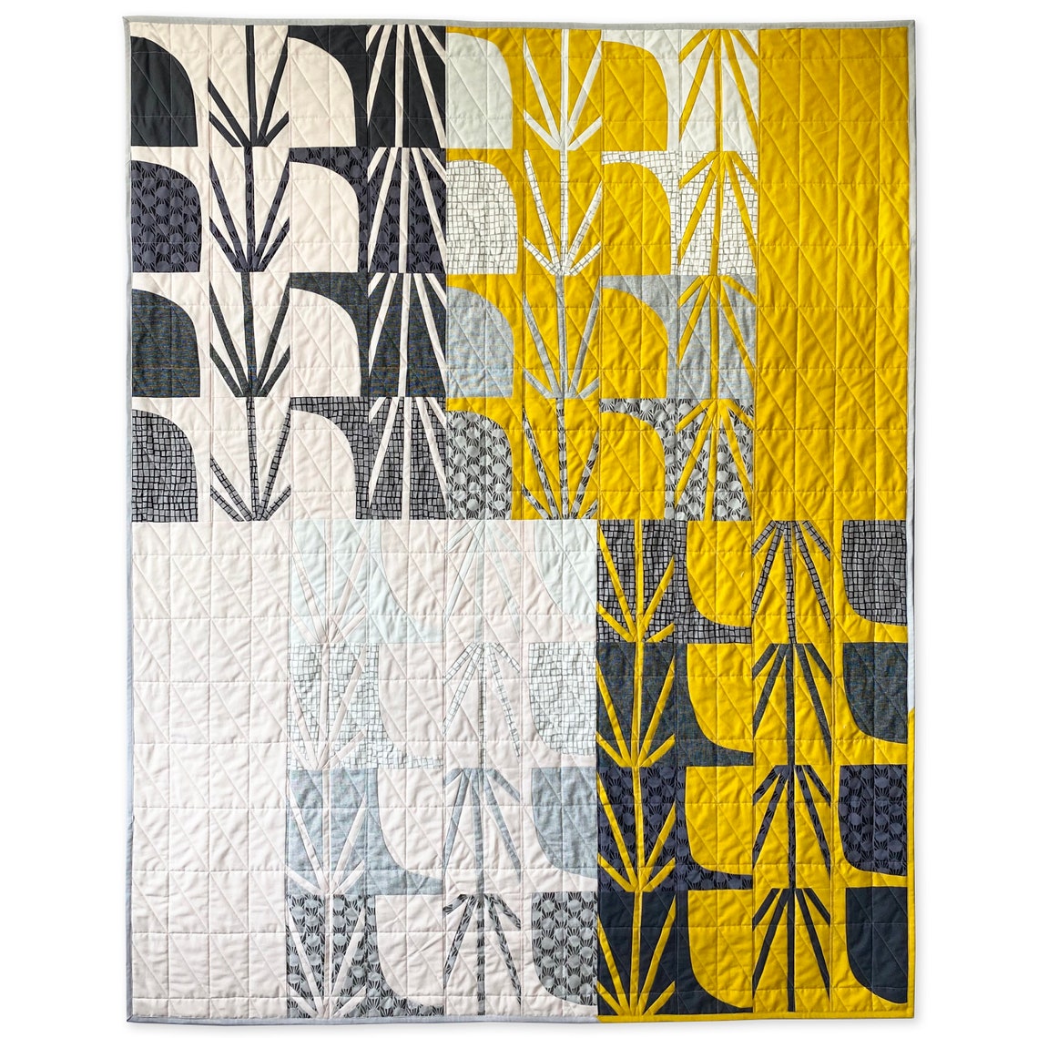 Improv Quilt PDF Pattern Awaken Quilt / Sunshine Quilt | Etsy