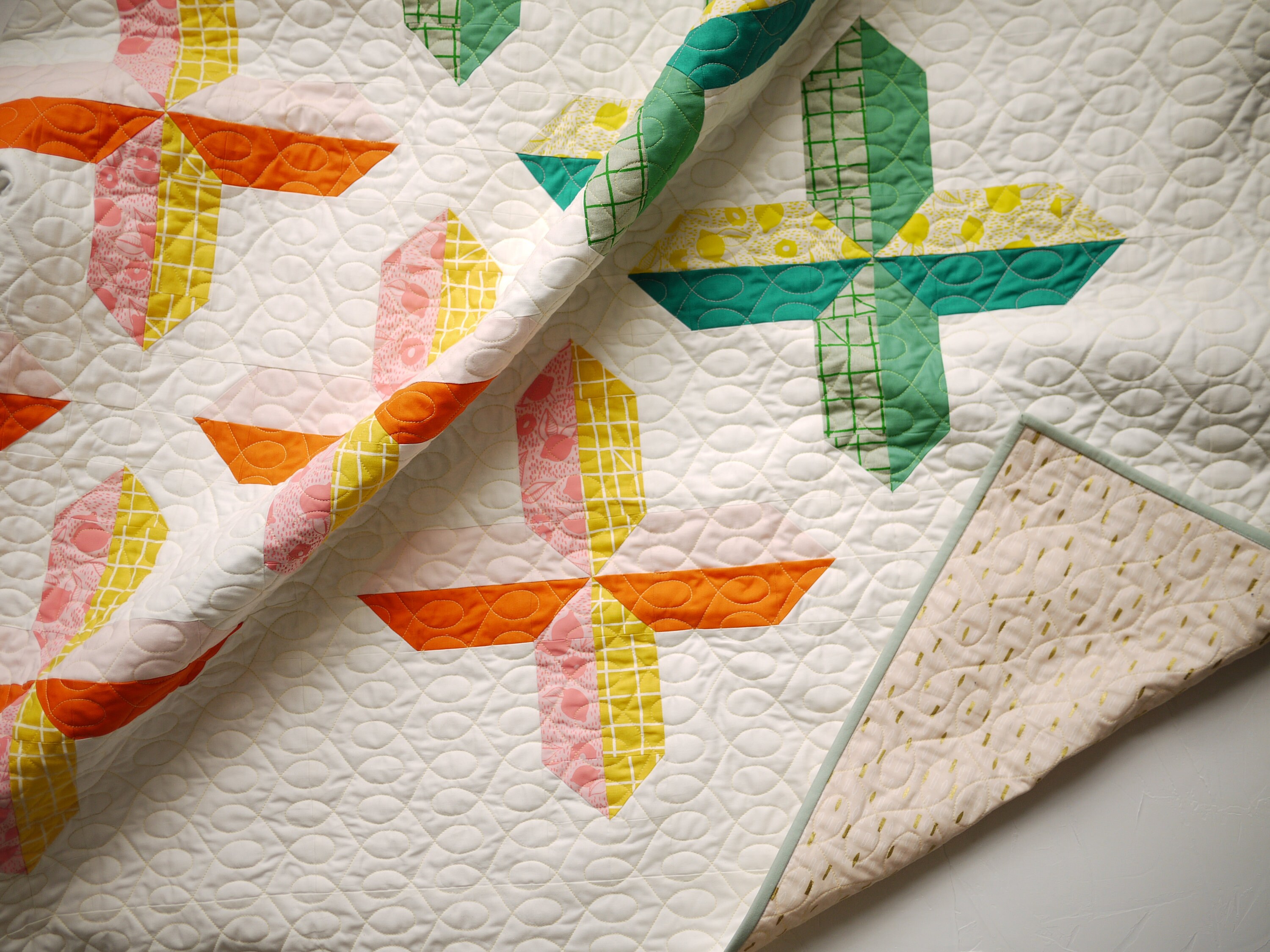 Plus Quilt Pattern the Positive Side Modern Quilt - Etsy Canada