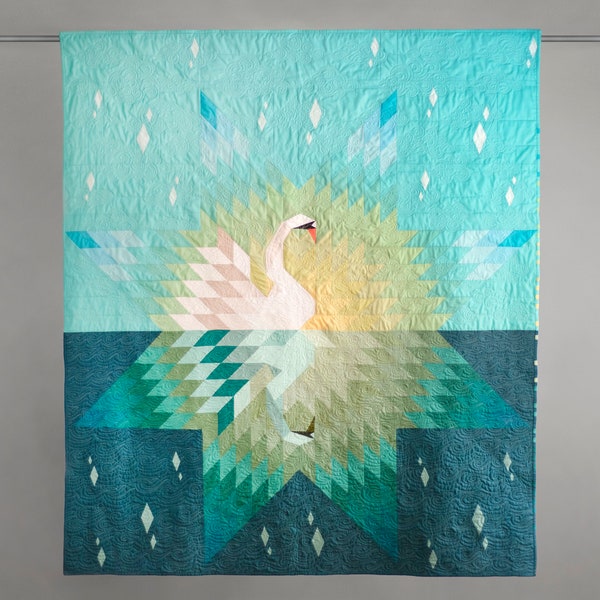 Swan Quilt - Etsy