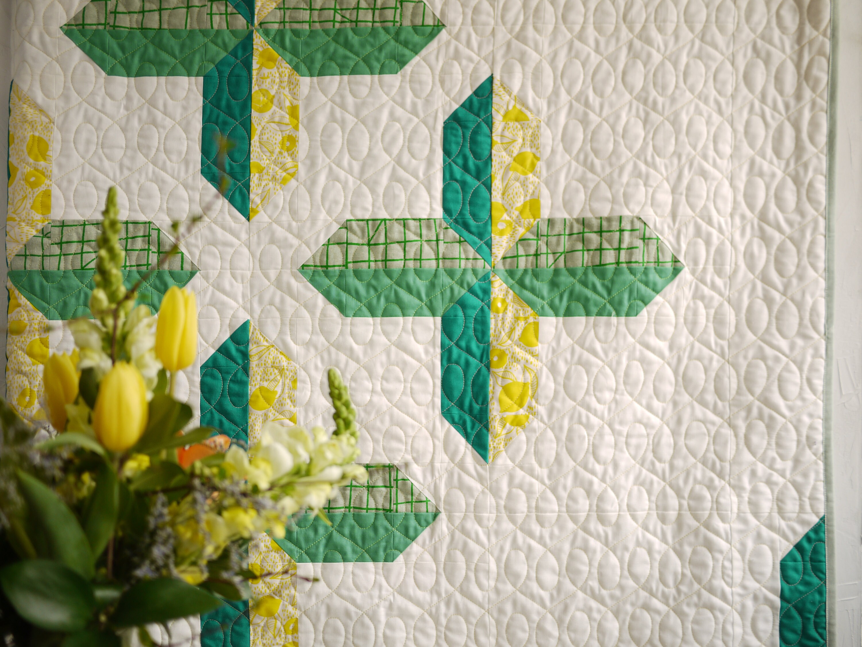 Plus Quilt Pattern the Positive Side Modern Quilt - Etsy Canada