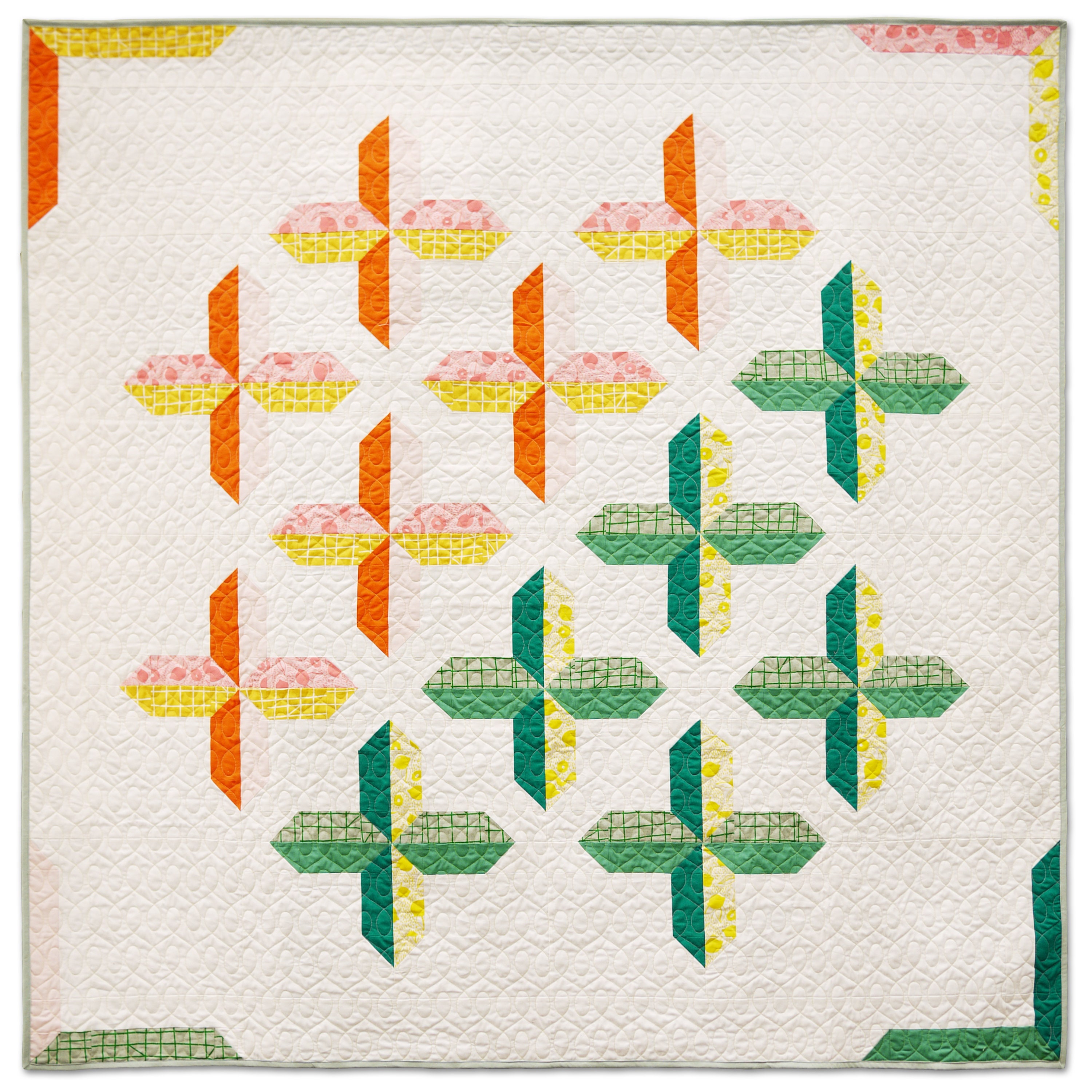 Plus Quilt Pattern the Positive Side Modern Quilt - Etsy Canada