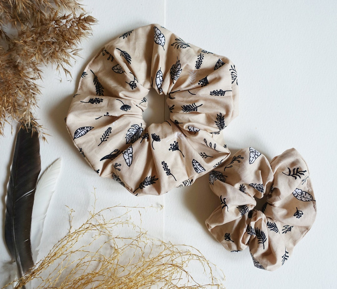 Scrunchie Leaves two Sizes - Etsy
