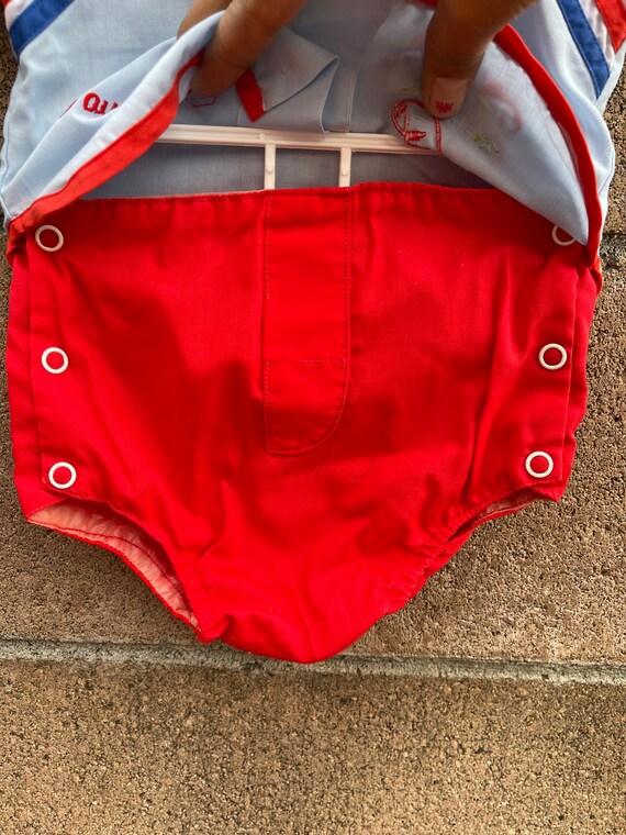 Vintage Outfit Football Tiger Plastic Pants Sz 3/6M - Gem