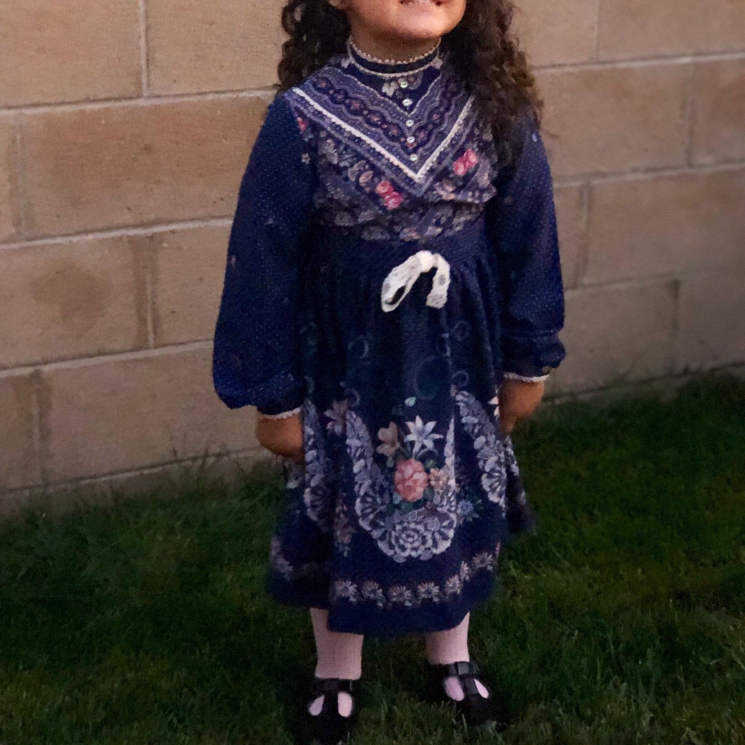 Vintage Ruth of Carolina Dress Victoria Floral Sz 7 - Etsy