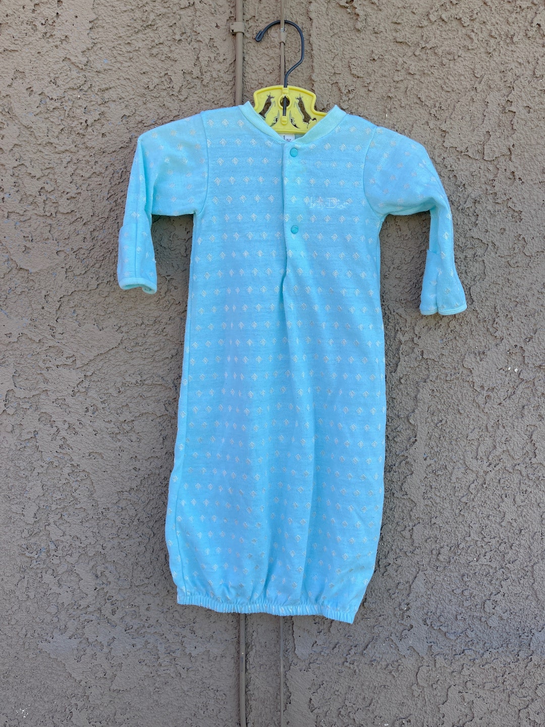 Vintage Baby Dior Sleep Bag Gown Sleeper Sz 0/3M - Etsy