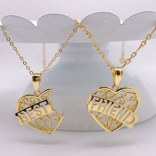 Gold Best Friend Charms - Etsy