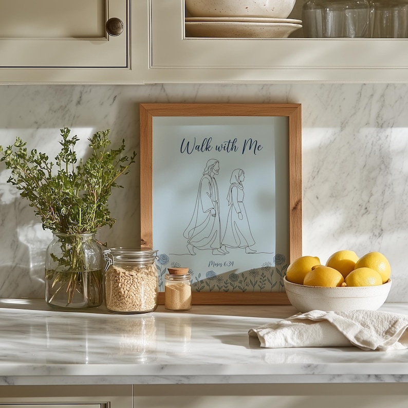 LDS 2026 Youth Theme Printable Art - Walk With Me LDS Theme, Minimalist ...