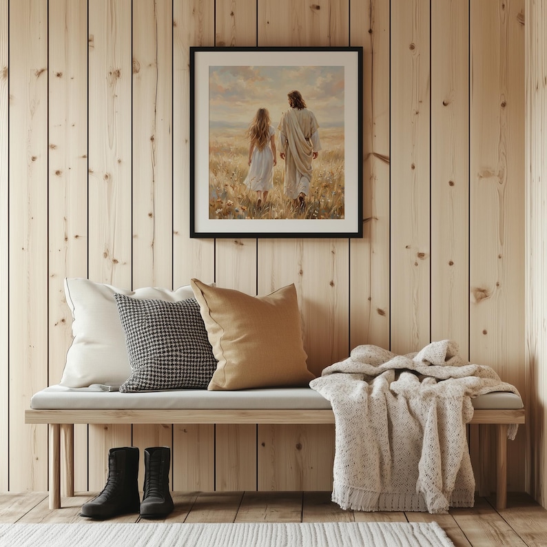 Printable Pastoral Scene - LDS 2026 Youth Theme, Walk With Me LDS Theme ...