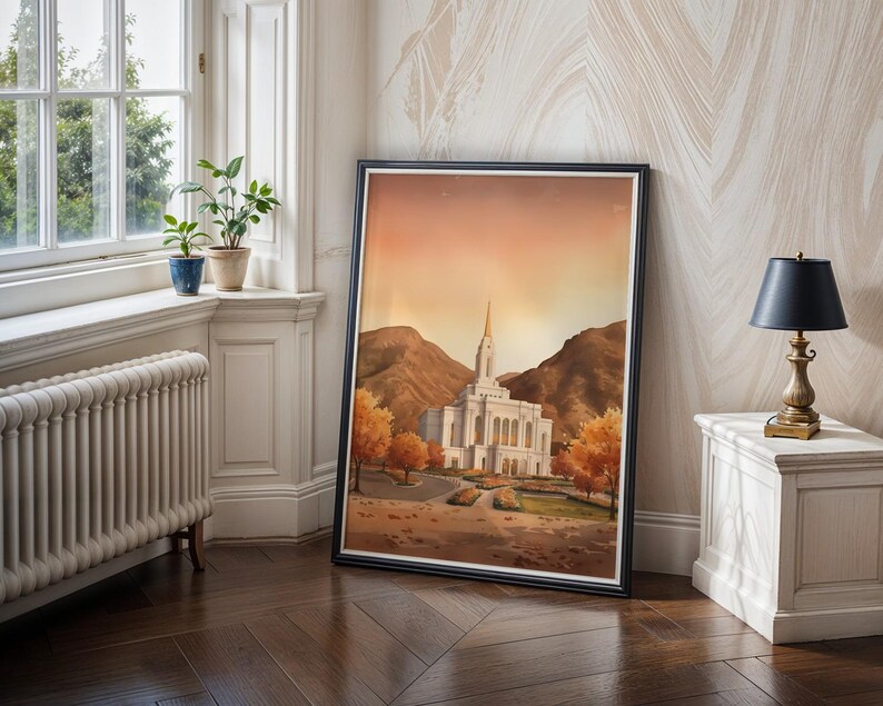 Provo Utah Temple Watercolor Print | LDS Temple Art | Digital Download ...