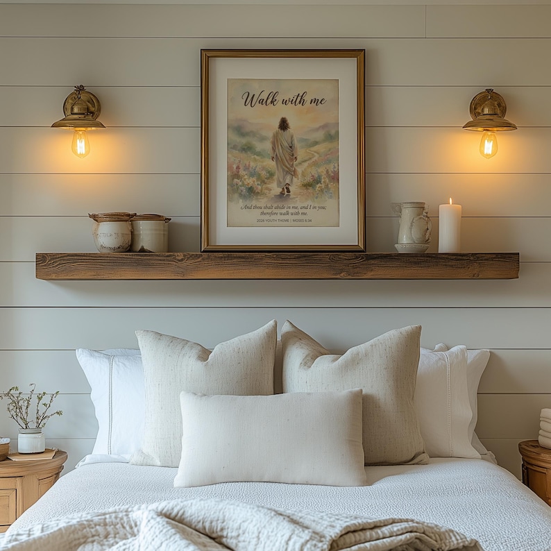 Spiritual Path With Jesus - Printable LDS Wall Art, Walk With Me LDS ...